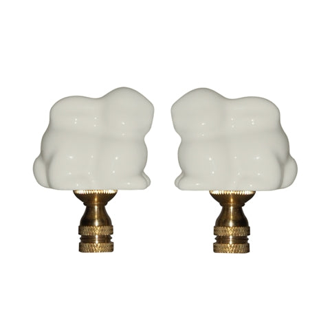BUNNY FINIAL-PAIR – The Happy Lamp Company